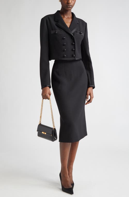 DOLCE & GABBANA Dolce&Gabbana Double-Breasted Crop Jacket